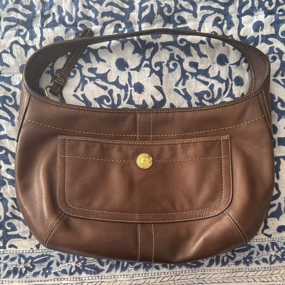 Coach | Bags | Coach Ergo 1283 Vintage Hobo Purse Brown Leather ...